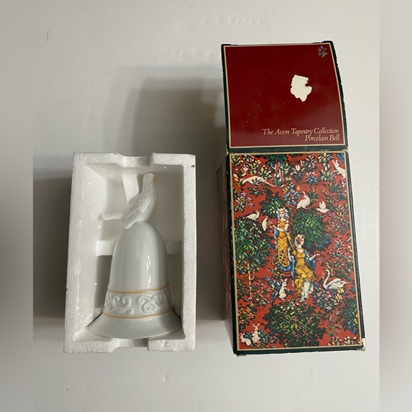 Avon | Holiday | Vintage 981 Avon Tapestry Collection Porcelain Dove ...